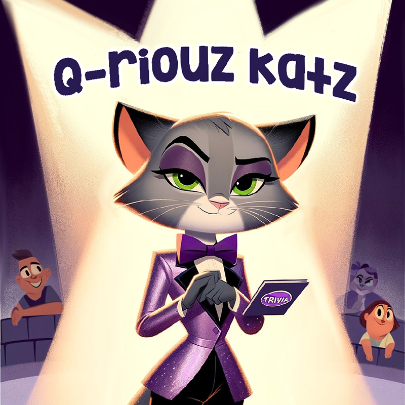 Q-rious Katz: A Fun Trivia Game Show for Kids